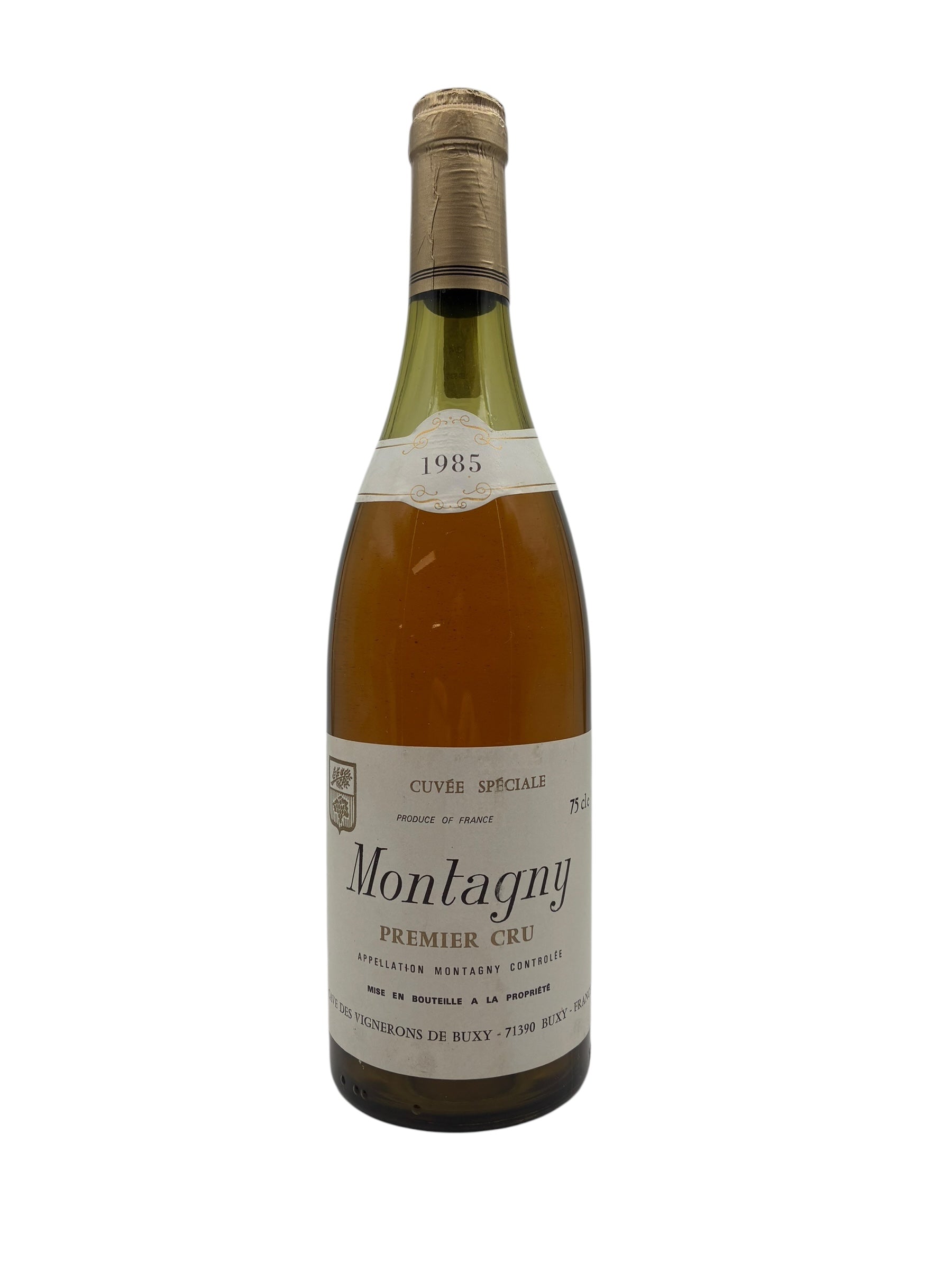 Montagny Cave des Vignerons 1985 (low level) – Bottles With History